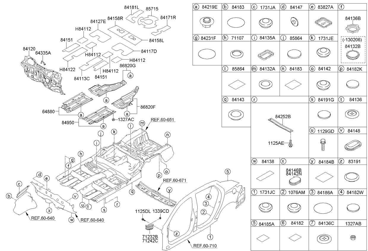Клипса ( 86825-26000 ) HYUNDAI | MOBIS | Автозапчасти на Zetra.com.ua