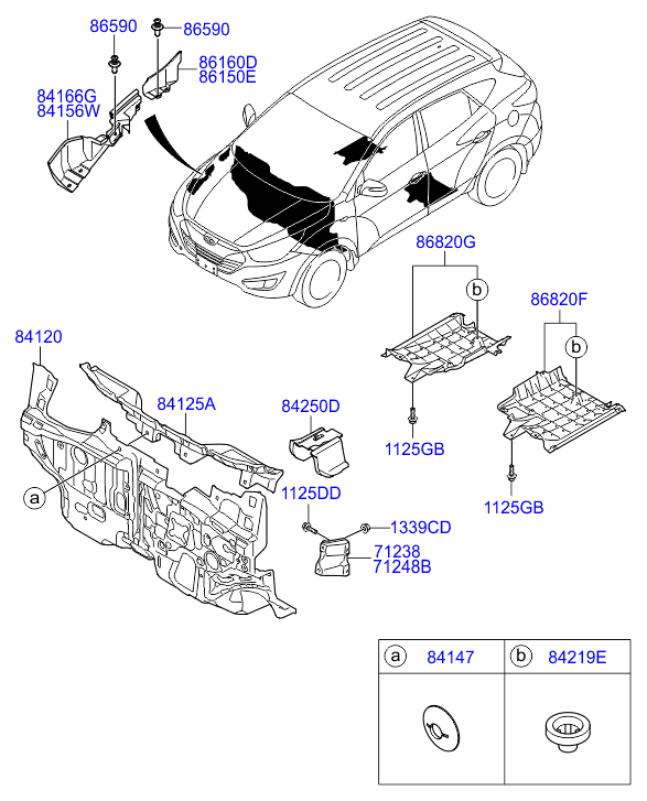 Клипса ( 86825-26000 ) HYUNDAI | MOBIS | Автозапчасти на Zetra.com.ua